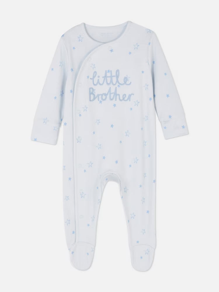 Primark family little brother sleepsuit – Welcome baby