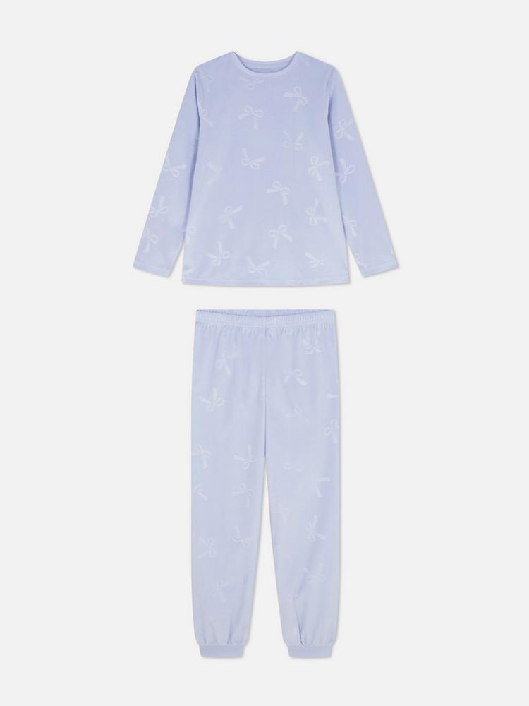 Primark velvet girl pyjamas – Welcome baby