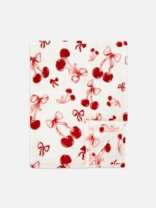 Primark cherry throw – Welcome baby