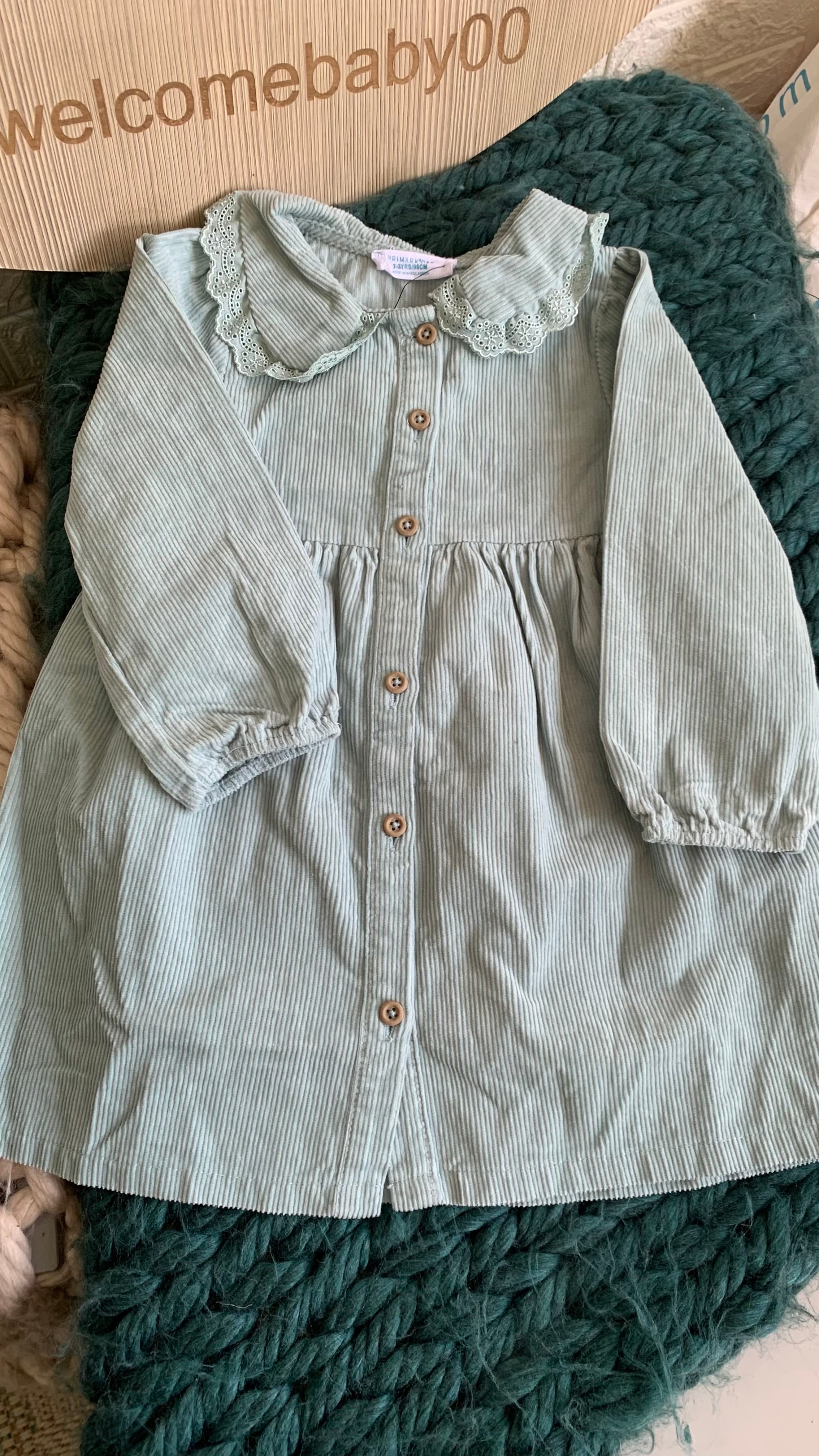 Primark ribbed dress – Welcome baby