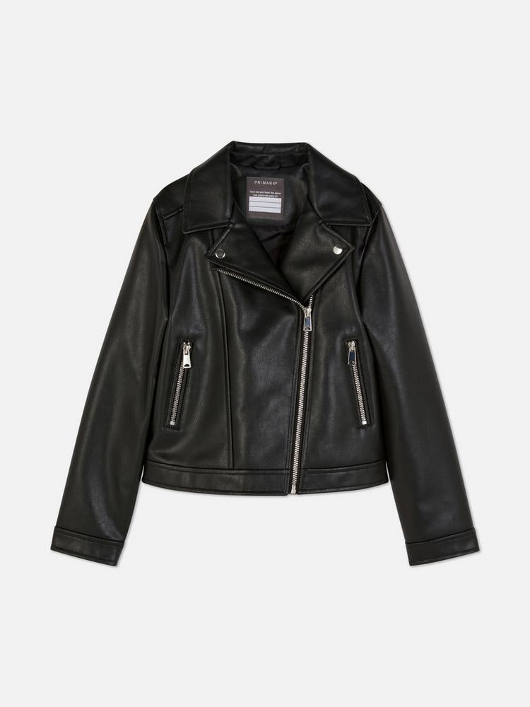 Primark faux Leather Biker Jacket – Welcome baby
