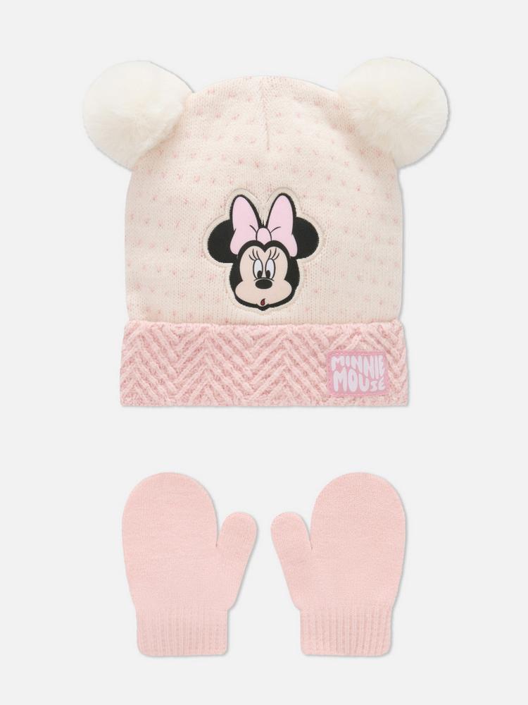 Primark Disney’s Minnie Mouse Hat and Mittens Accessory Set (1-2 years ...