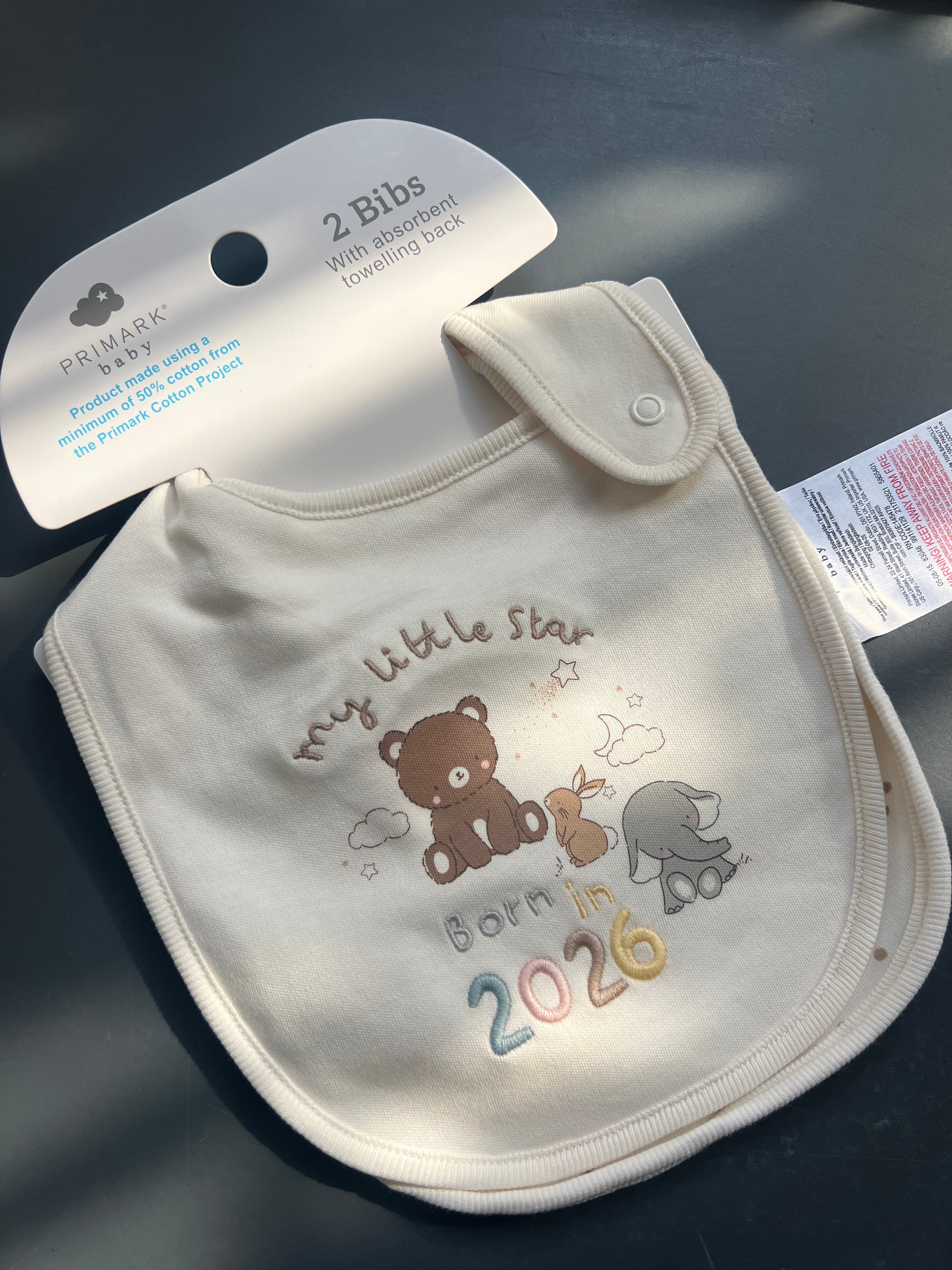 Primark bear bibs – Welcome baby