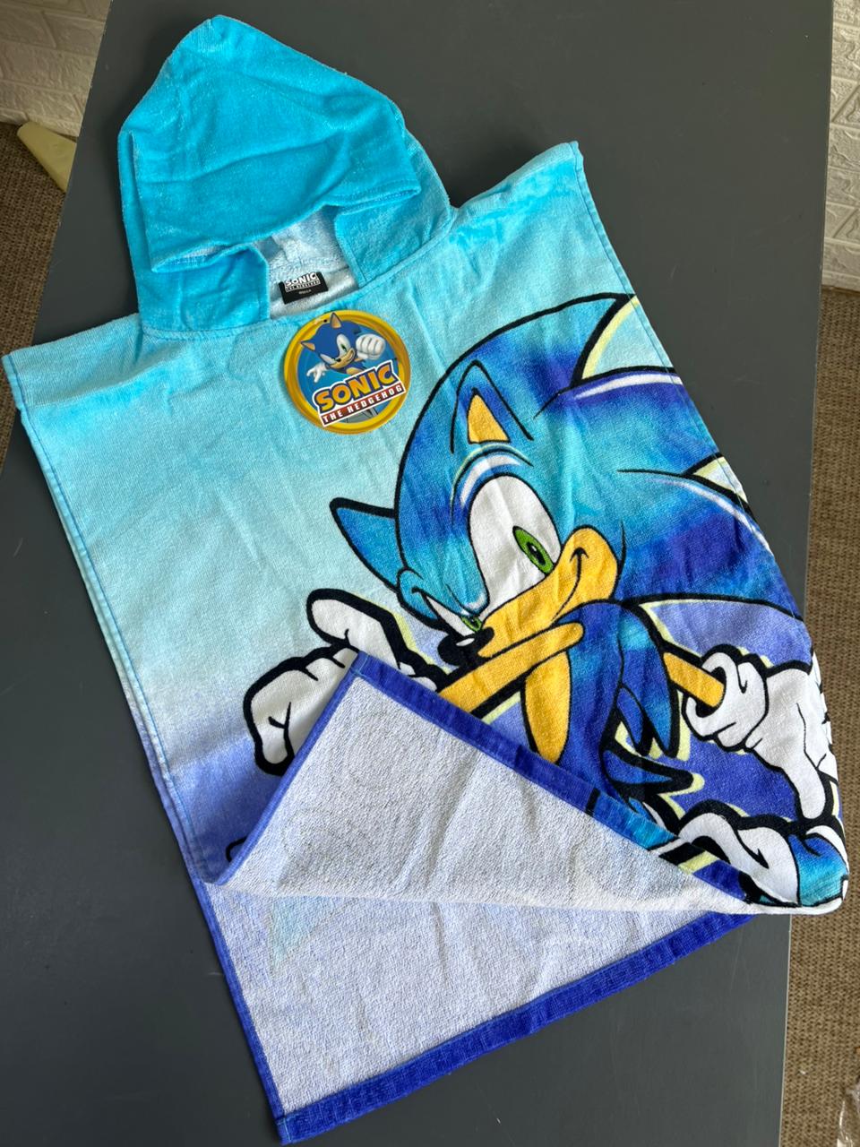 Primark Sonic Towelling Poncho – Welcome baby