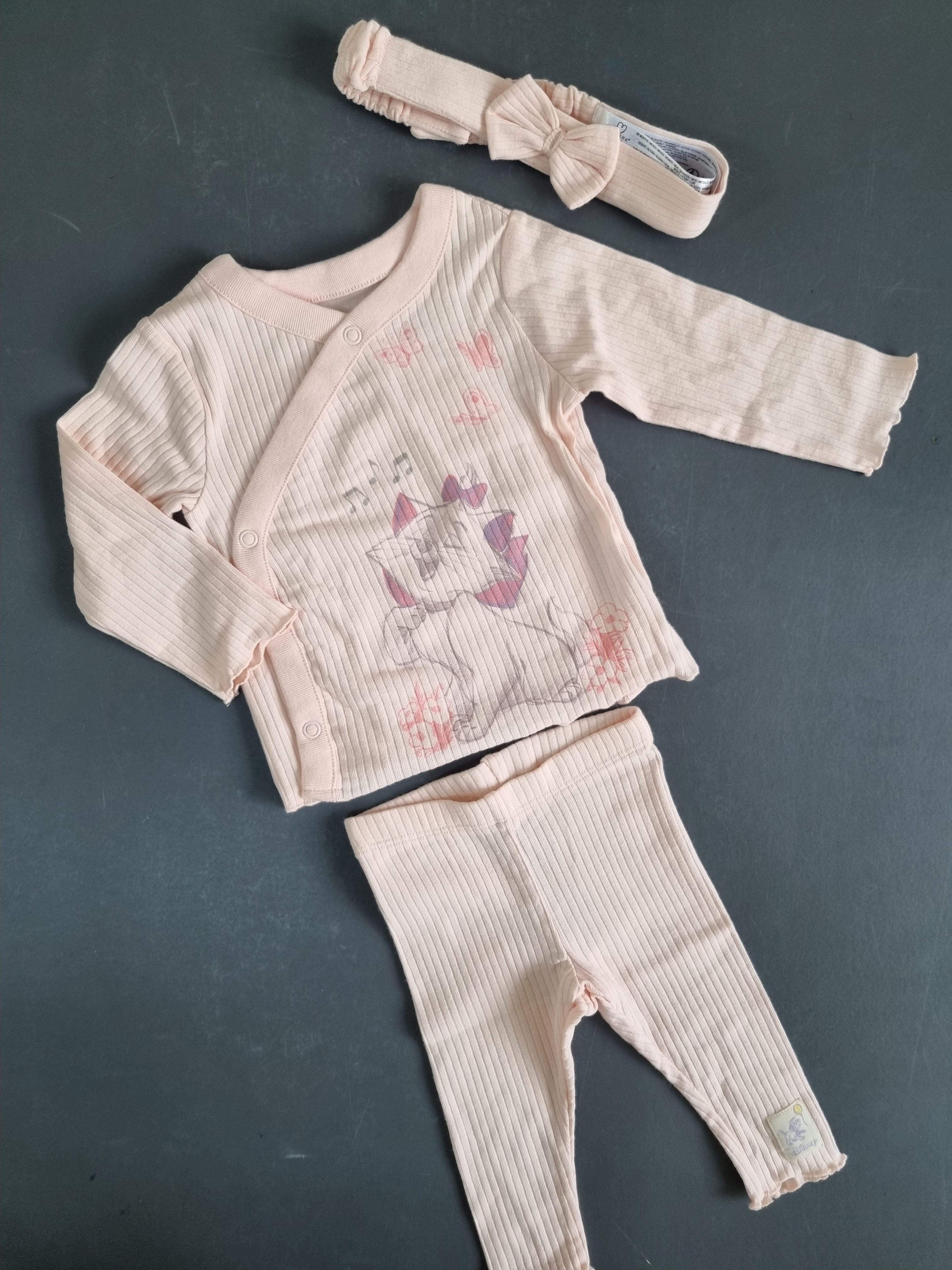 Primark Disney Wrap Top, Leggings and Headband Set – Welcome baby